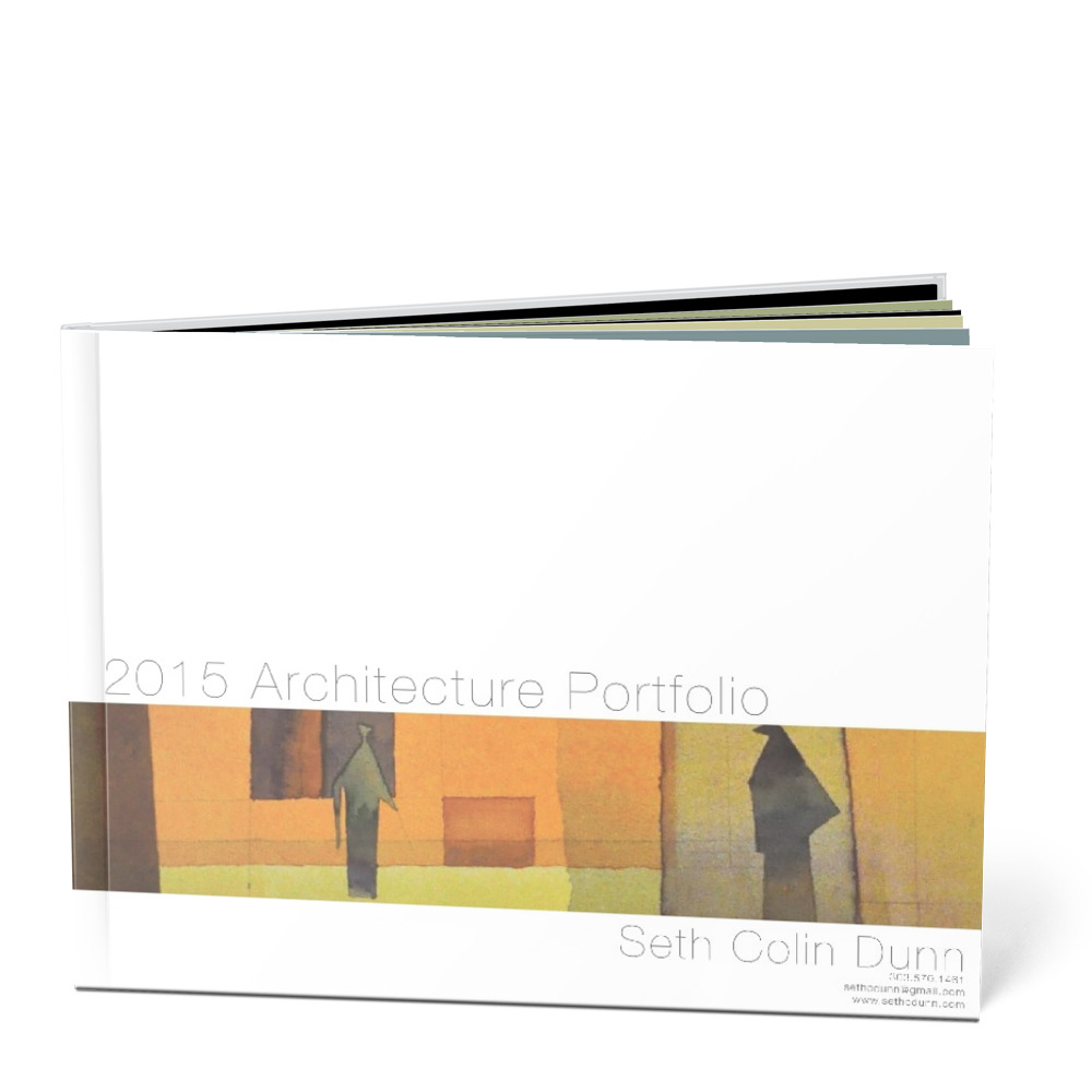 Architectural Portfolio Cover Page Design